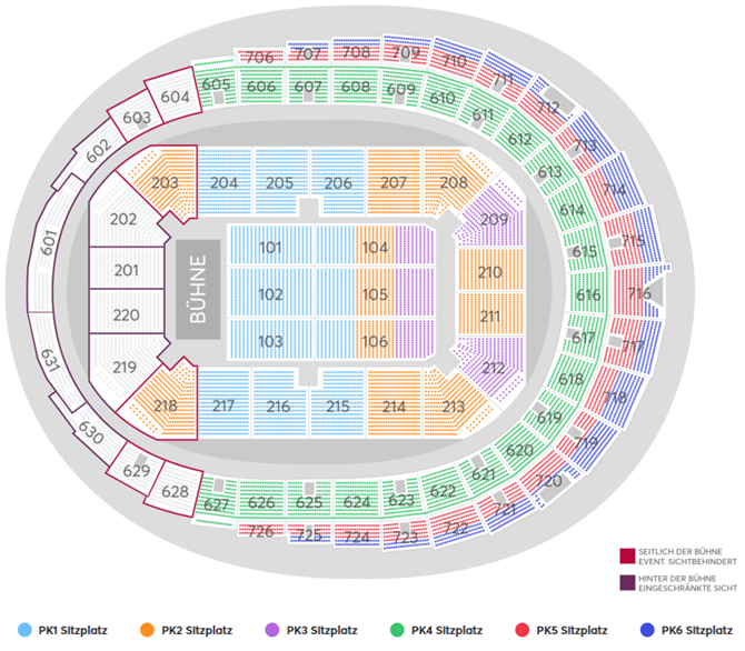 Bryan Adams | So Happy It Hurts Tour Seating Plans
