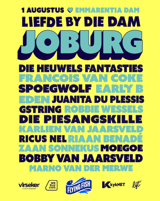 Tickets: Liefde 10 | Sat, 01 Aug 2026, 09:00 @ Emmarentia Dam in ...