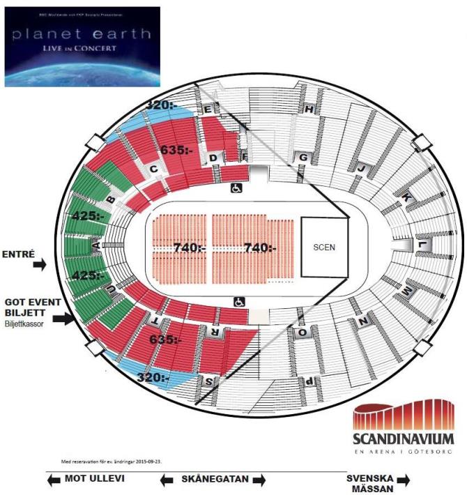 Biljetter till Planet Earth - Live in Concert! | 2016-03-04 ...